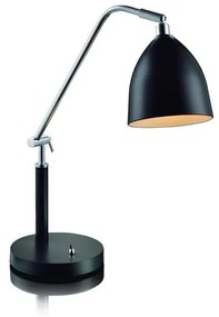 Černá stolní lampa Markslöjd Fredrikshamn