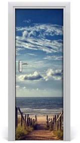 Fototapeta na dveře samolepící stezka na pláž 85x205 cm