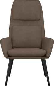 Relaxační židle taupe textil 341321