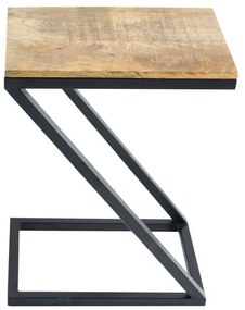 Příruční stolek CHARYBDA Dekorhome Mangovníkové dřevo
