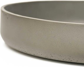 Dekorační miska ORYVEN, sklolaminát, průměr 34 cm, beton design