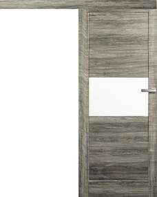 posuvné interiérové dveře na stěnu vasco doors TEO model 3 Průchozí rozměr: 70 x 197 cm, Orientace dveří: Levé dveře, Dekor: Dub sonoma