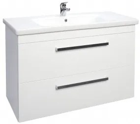 Krajcar KB Balance koupelnová skříňka s umyvadlem 80 x 65 x 45.5 cm bílá KB100 Koupelny Bernold