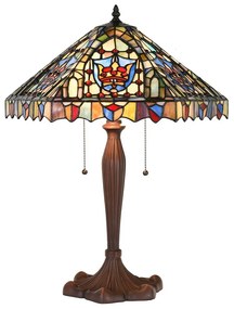 Stolní lampa Tiffany Aubrie - 47x60 cm E27/max 2x60W