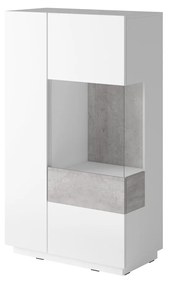 Obývací stěna Stacey Typ 15 (beton + bílá). 1030500