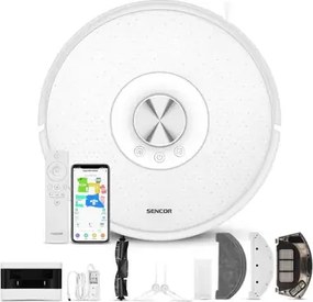 SENCOR SRV 9350WH bílá / robotický vysavač / vysávání  mopování / 50W