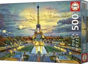 EDUCA Puzzle Eiffelova věž / 500 dílků / od 11 let