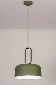 Závěsné svítidlo Gordon Olive Green