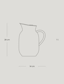 Černá plastová termokonvice 1 l Amphora – Stelton