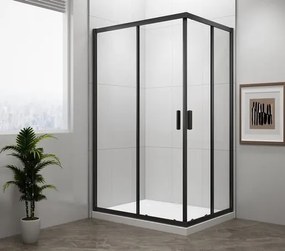 Polysan Easy Black sprchový kout obdélník 80x90 cm EL5315B