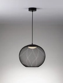 LED černá designová svítilna Kinetic 164