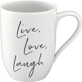 Hrnek Statement Live Love Laugh 340 ml