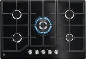 Electrolux KGG75362K černá / Varná plynová deska / 75 cm / 5 hořáků /