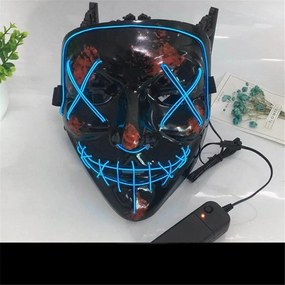 GFT Děsivá svítící maska - modrá