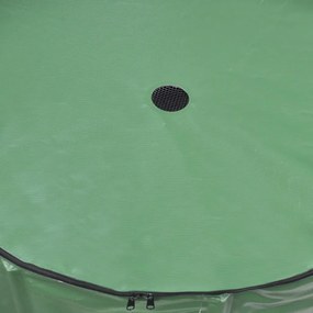 vidaXL Nádrž na vodu s kohoutkem skládací 500 l PVC [41222] Barva: Zelená