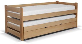 Dřevěná postel s přistýlkou Patricie