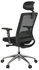 No brand  Kancelářská židle Julia, černá/černá