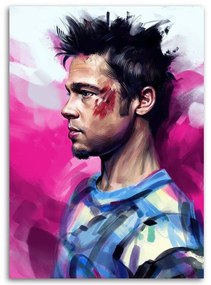 Gario Obraz na plátně Klub rváčů, Brad Pitt alias Tyler Durden - Dmitry Belov Rozměry: 40 x 60 cm