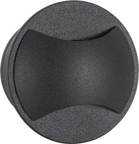 NV 9944142 Venkovní zapuštěné svítidlo do zdi JOYA černý hliník LED 3W 3000K 100-240V 19st. IP65 - NOVA LUCE
