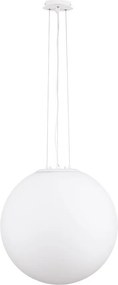 Bílé skleněné závěsné svítidlo ø 50 cm Nevoso – Nova Luce