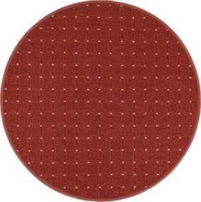 Condor Carpets, AKCE: 300x300 (průměr) kruh cm Kusový koberec Udinese terra kruh, oranžová, chodba / předsíň