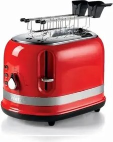 Ariete Modern Toaster červená / Sendvičovač na 2 sendviče / 815W / 6 n