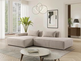 XXXLutz ROHOVÁ SEDAČKA, plast, textil, kompozitní dřevo, béžová MID.YOU - Sedací soupravy - 000694009607