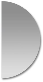 Amirro PURE ORGANIC zrcadlo na chodbu do předsíně nástěnné 90 x 60 cm s leštěnou hranou do koupelny na zeď 411-408 PURE HALFMOON 411-569