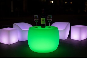 Svítící LED koule 50 cm – 18 RGB + 12 bílé