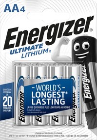 Baterie AA/FR6 ENERGIZER Ultimate LITHIUM 4ks (blistr)