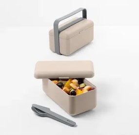 BlimPlus Bauletto S moka grey / Box na jídlo / vzduchotěsný / do mikro