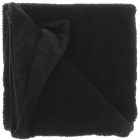 UniqueLiving Hřejivá deka s uzlíky černá Romie-150x200cm