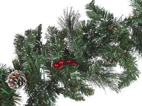 Podsvícená vánoční girlanda 180 cm zelená WAPTA Beliani