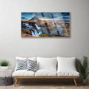 Plexisklo-obraz Vodopád Řeka Krajina 100x50 cm