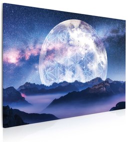 Malvis ® Obraz Magický měsíc Velikost (šířka x výška): 120x80 cm