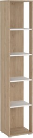 FALCO Knihovna Sigal 590 jackson hickory/bílá