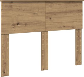 Rám postele s čelo Umělecký dub 120 x 200 cm Kompozitní dřevo 3407912