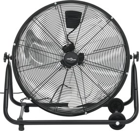 vidaXL Průmyslový bubnový ventilátor 60 cm 172,5 W černý