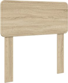 Rám postele s čelo Sonoma dub 100 x 200 cm Dřevěný materiál 3412215