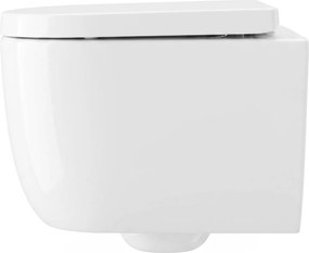 Rea Cubik Mini, závěsná WC mísa, tornado splachování, bílá lesklá, REA-C6539
