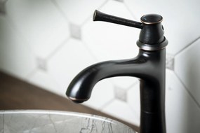 SAPHO CLASSIC retro stojánková umyvadlová baterie vysoká, olejem gumovaný bronz AZ006WB