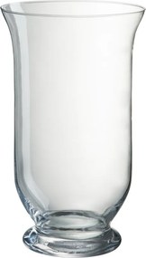 Transparentní skleněná váza Hurricane - Ø15*25 cm
