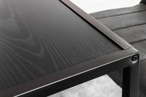 Designový barový stůl Maille 120 cm černý jasan