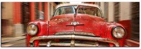 Obraz na plátně - Klasické americké auto - panoráma 5123A (120x45 cm)