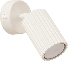 Sollux Lighting Nástěnné svítidlo KARBON béžové s vypínačem