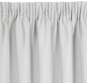 ZATEMŇOVACÍ ZÁVĚS (100%) NA PÁSCE SUZAN 135X270 CM STŘÍBRNÁ