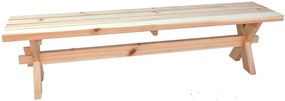 OLD souprava dřevěná - přírodní - stůl + 2 x lavice