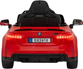 Elektrické autíčko BMW M4 červené