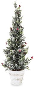 Vánoční dekorace stromek v květináči 75 cm 147036