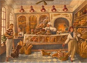 DODO Puzzle Obchůdky: Pekárna / 300 dílků / 39 x 28 cm